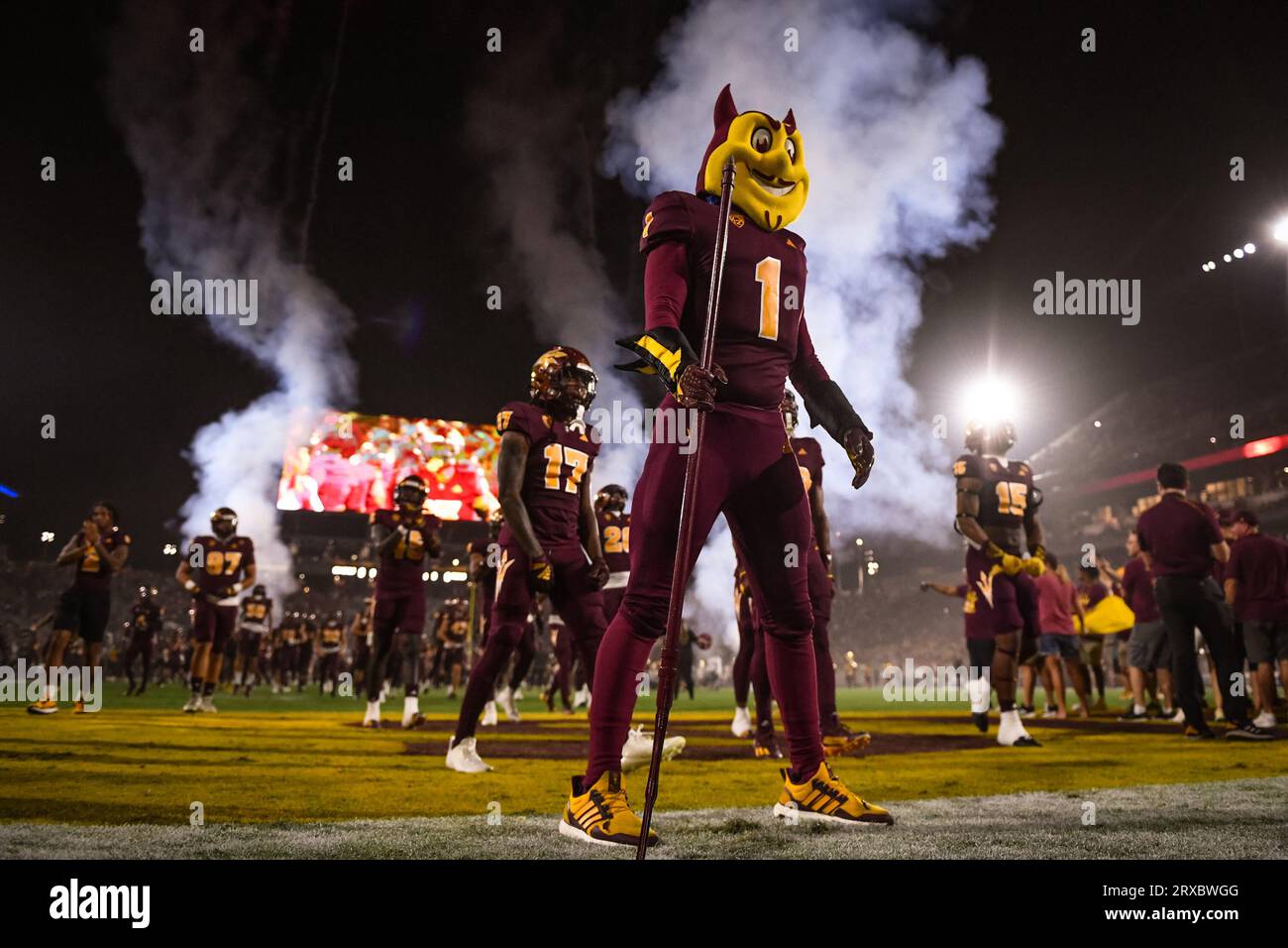 Sparky sun devil stadium hi-res stock photography and images - Alamy