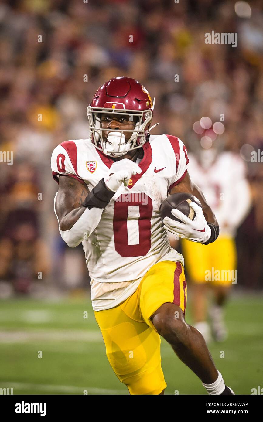 Southern California Trojans running back MarShawn Lloyd (0) rushed for ...
