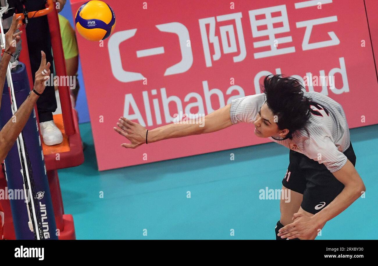 Shaoxing, China's Zhejiang Province. 24th Sep, 2023. Takahashi Keihan ...