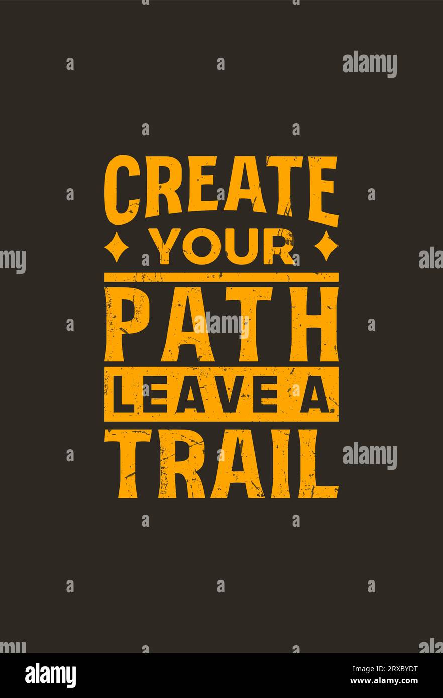 vector yourself motivational typography t shirt design Stock Vector ...