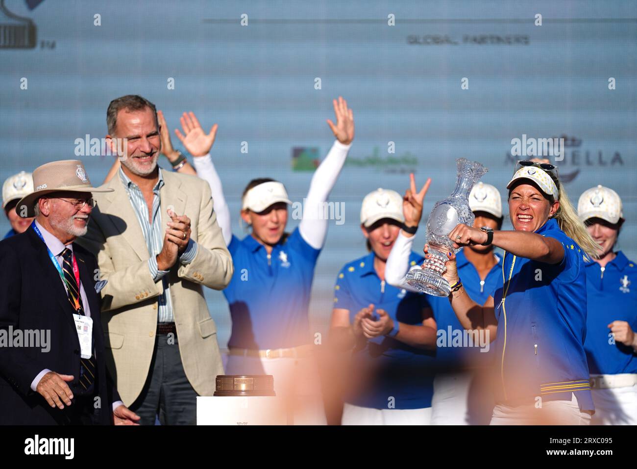 Solheim cup 2023 trophy hi-res stock photography and images - Alamy