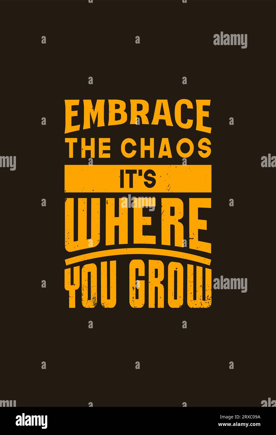 vector yourself motivational typography t shirt design Stock Vector ...