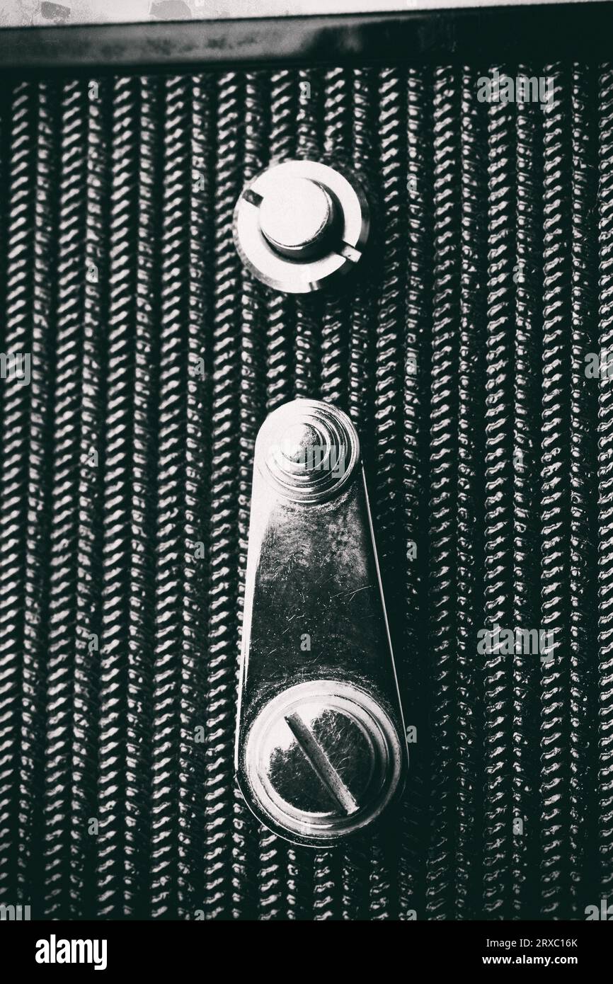 Timer lever on an old vintage camera Stock Photo - Alamy