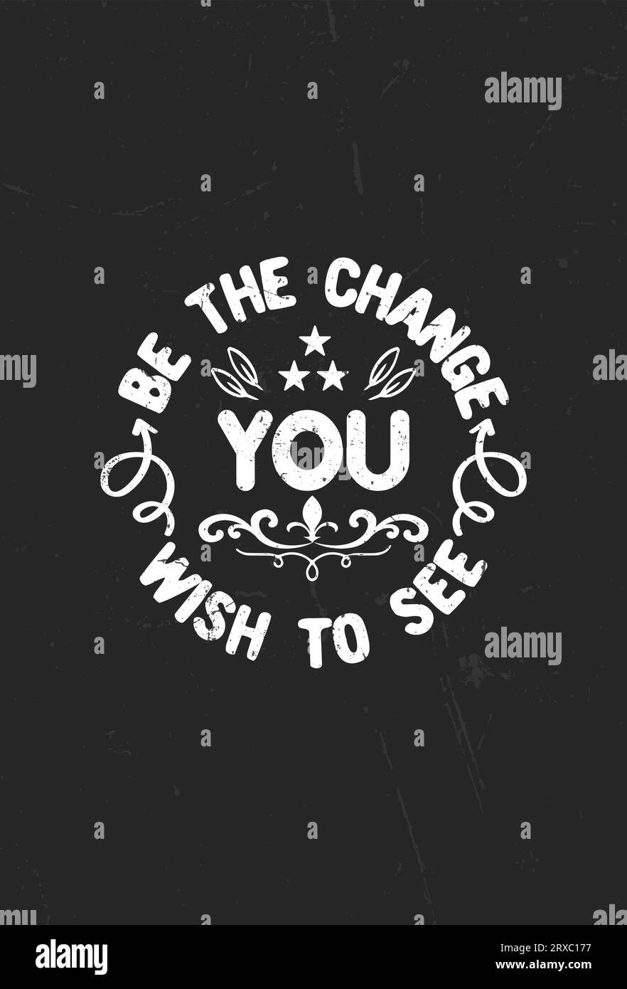 Vector Motivational Typography T Shirt Design Poster Stock Vector Image