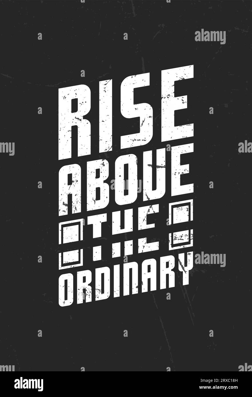 vector motivational typography t shirt design poster Stock Vector Image ...