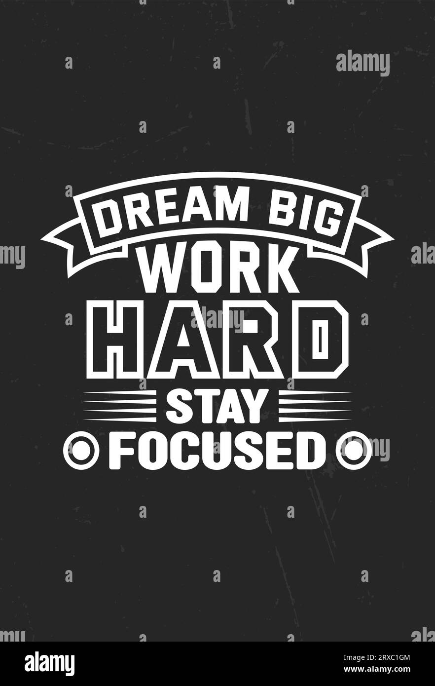 vector motivational typography t shirt design poster Stock Vector Image ...