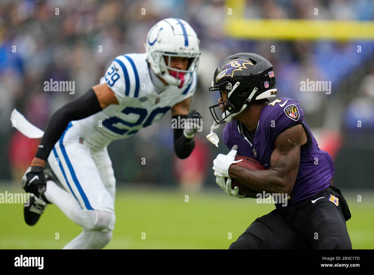 Baltimore Ravens wide receiver Zay Flowers makes a catch against ...