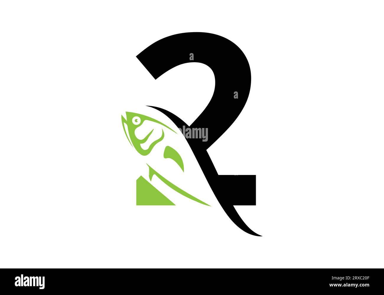 Fish logo design hi-res stock photography and images - Alamy