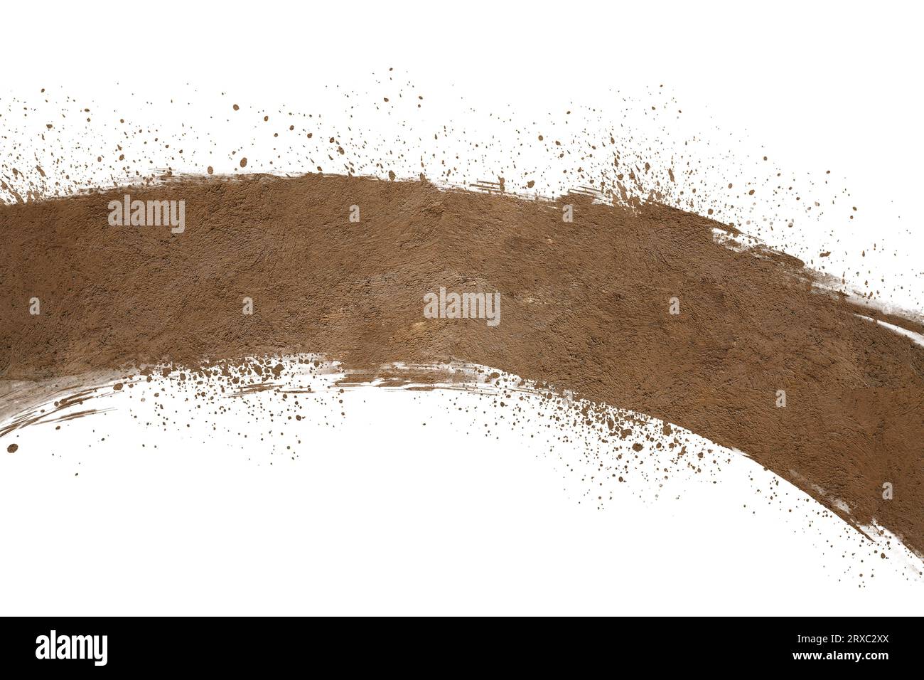 mud splash isolated on white background Stock Photo - Alamy
