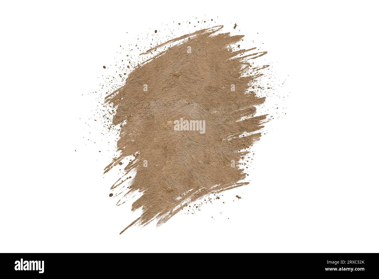 mud splash isolated on white background Stock Photo - Alamy