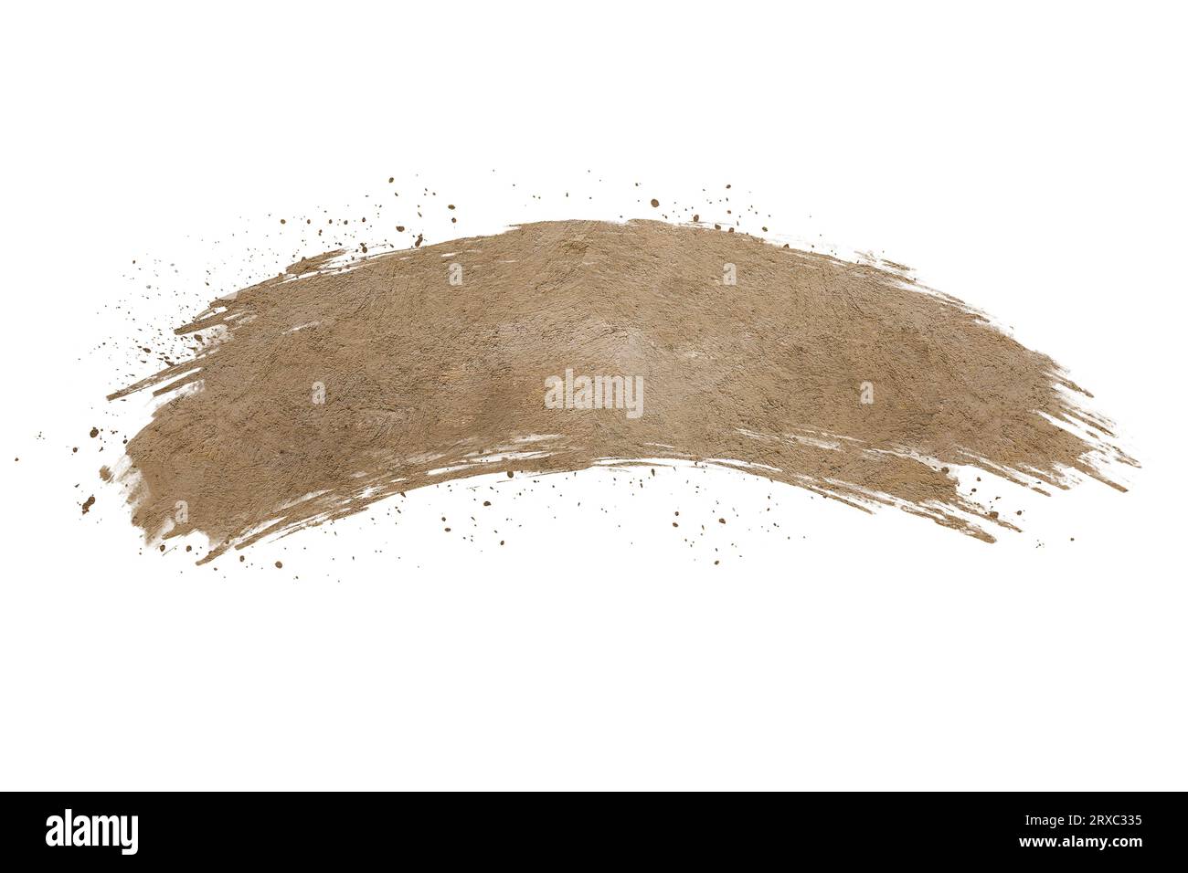 mud splash isolated on white background Stock Photo - Alamy
