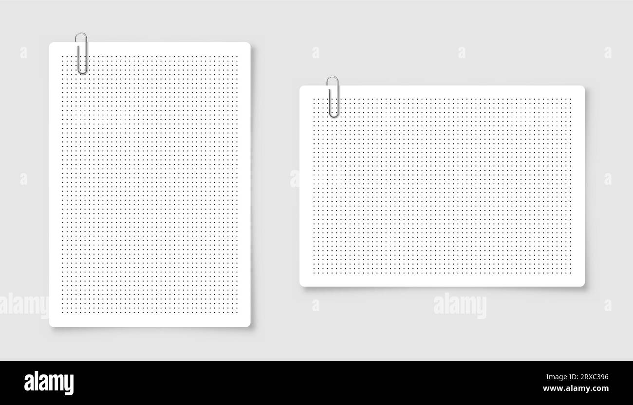 Dotted graph paper with grid. Polka dot pattern, geometric texture for ...