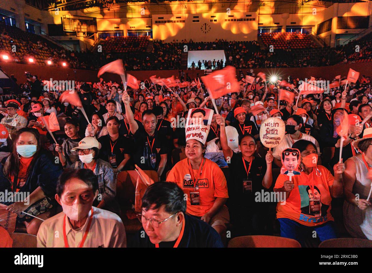 Bangkok, Thailand. 24th Sep, 2023. Move Forward party members seen ...