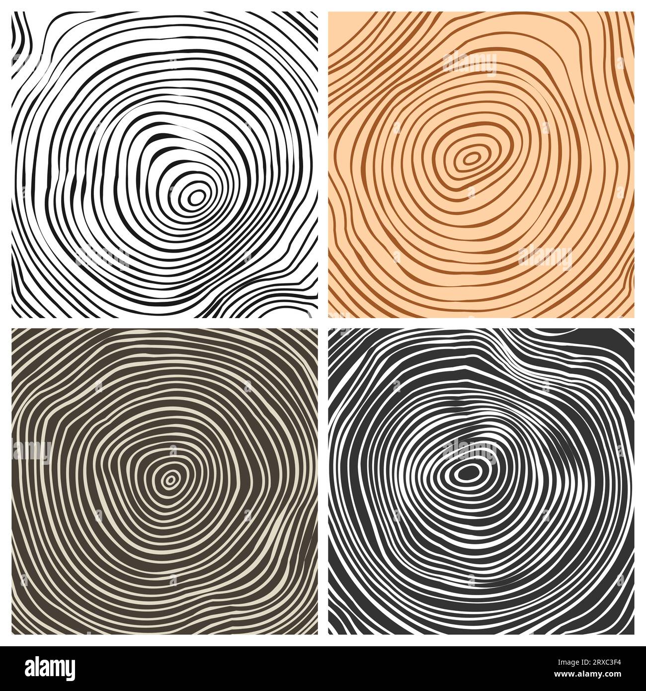 Tree trunk cut textures, pine or oak slice. Sawn timber, wood. Brown ...