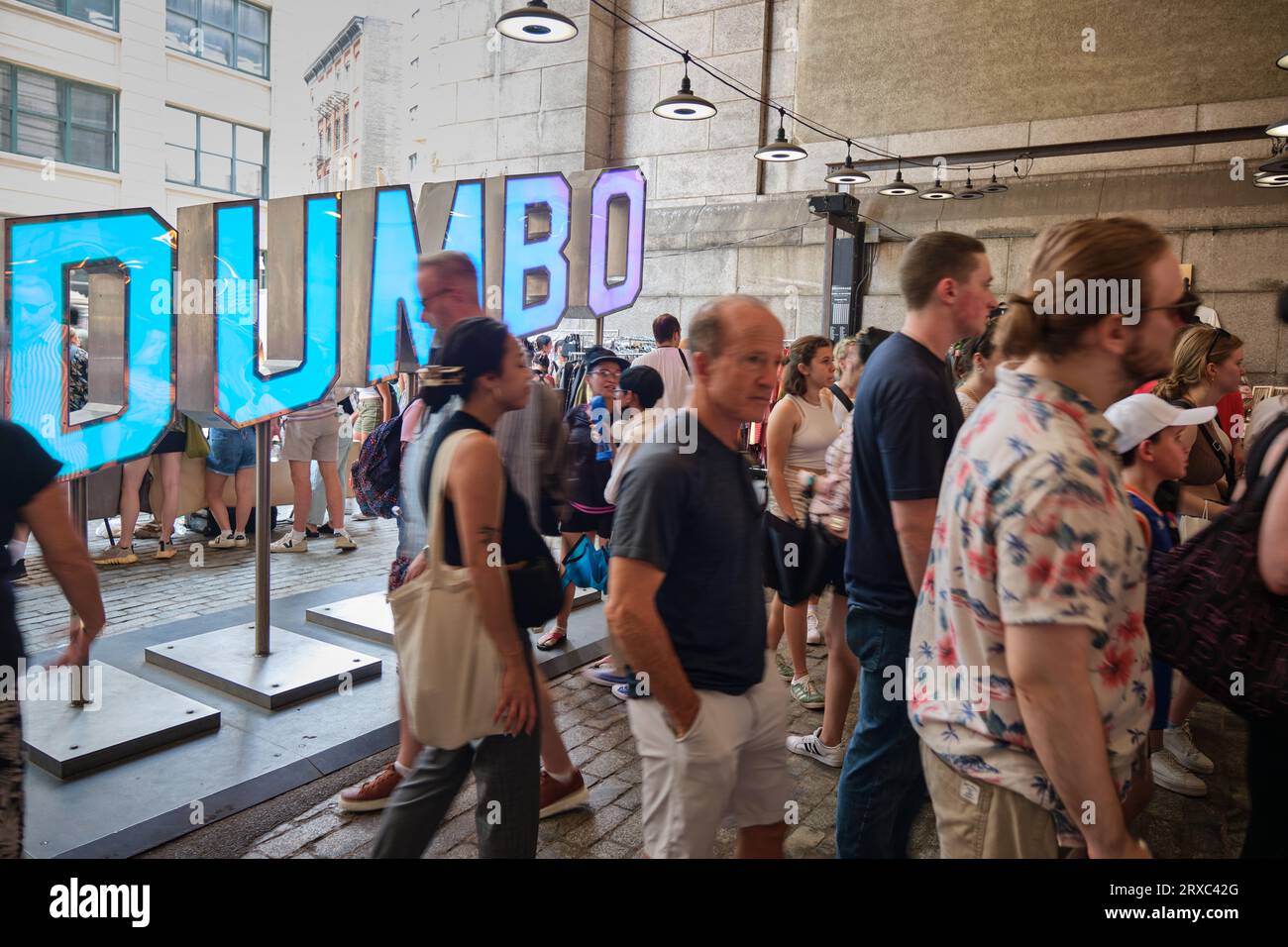 DUMBO New York City Brooklyn Stock Photo - Alamy