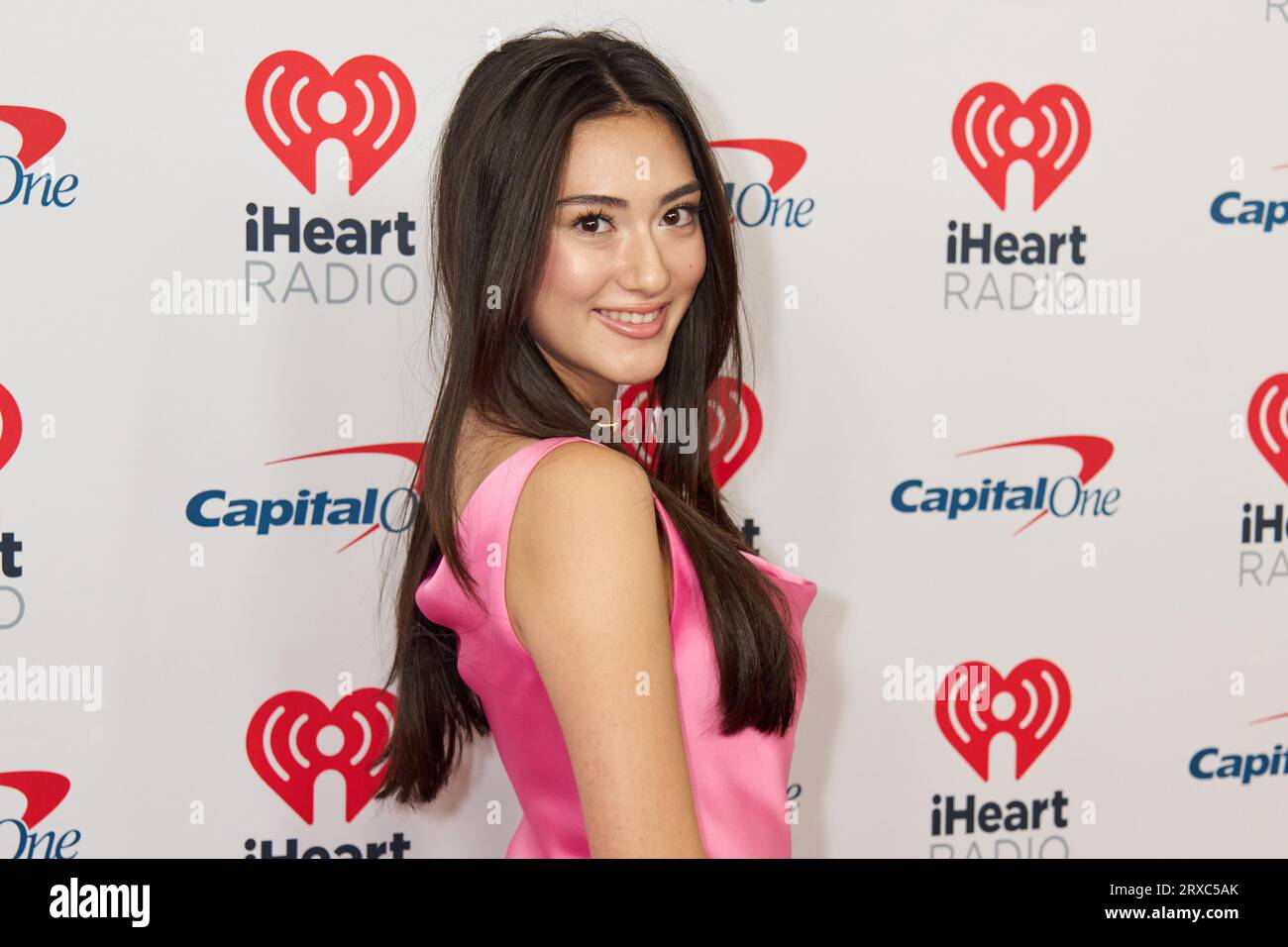 Las Vegas, USA. 23rd Sep, 2023. Anna Aya attends the 2023 iHeartRadio Music Festival at T-Mobile ...
