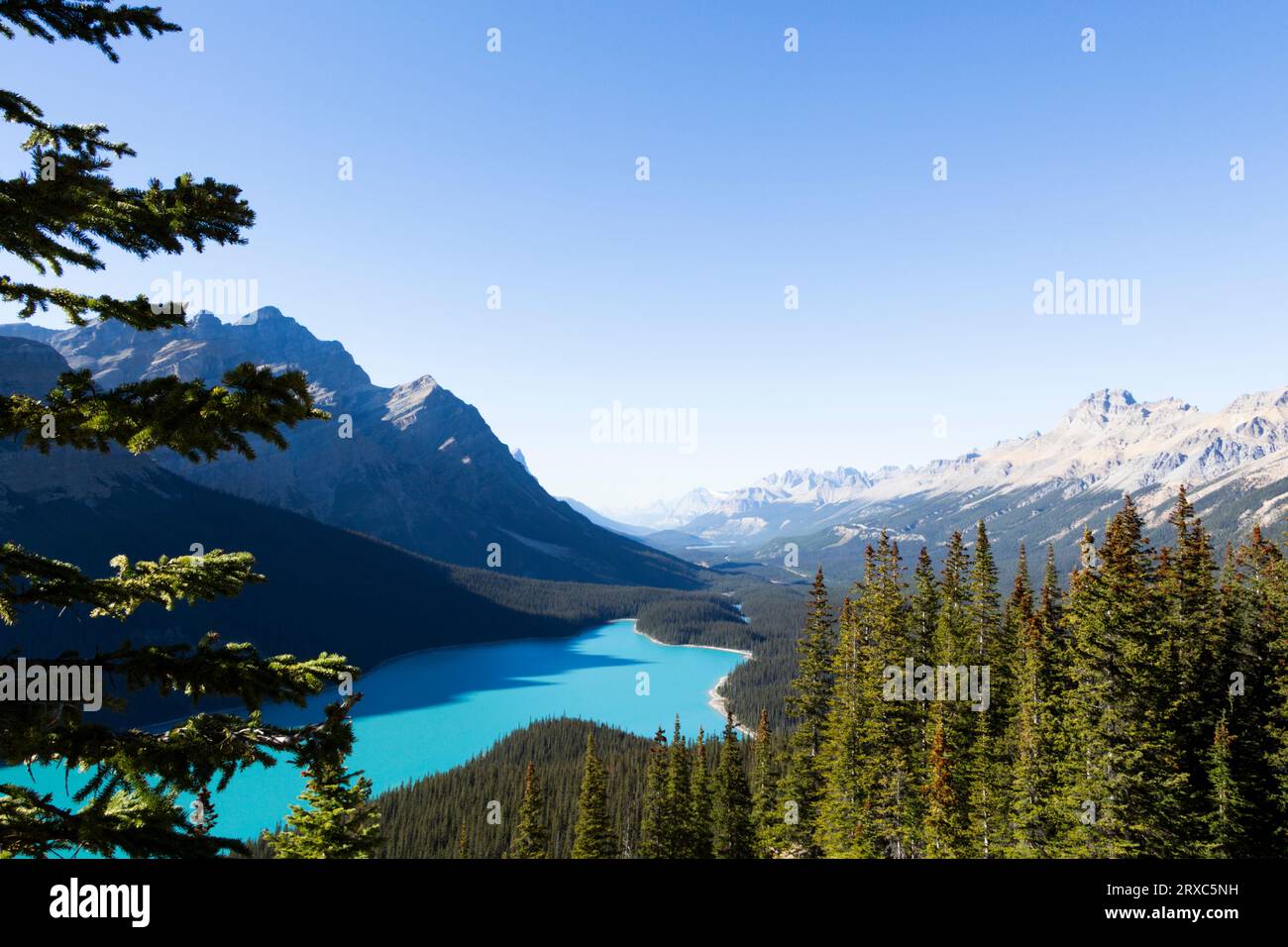Sunset at peyto lake hi-res stock photography and images - Alamy