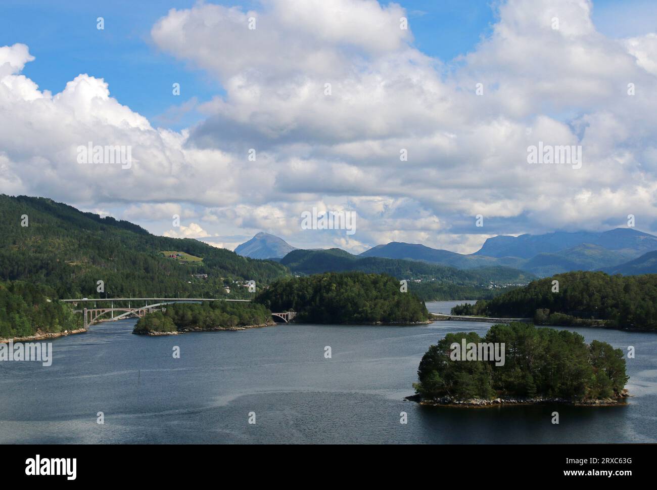 Skodjebruene/The Skodje Bridges (1922 -2004) crossing the ...
