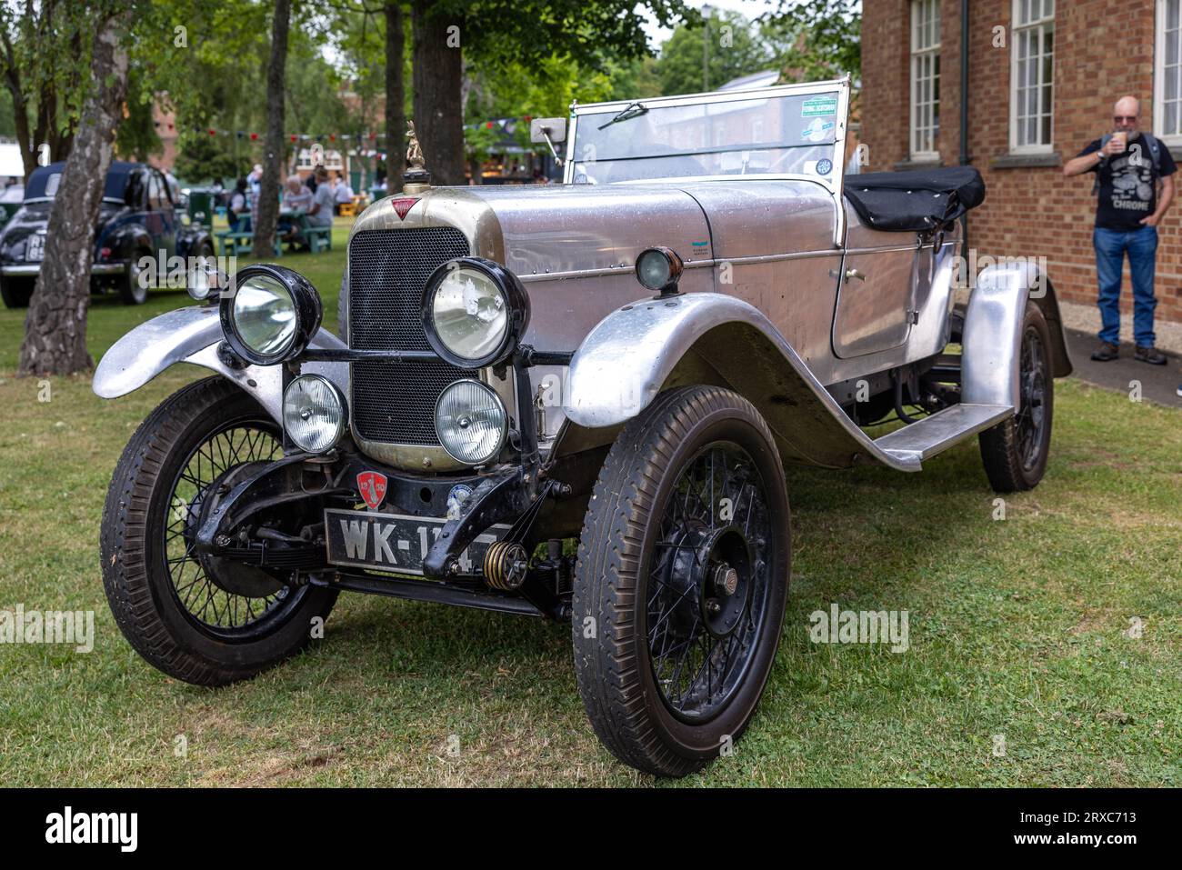 1927 Alvis 12/50, on display at the Bicester Flywheel held at the Bicester Heritage Centre on ...
