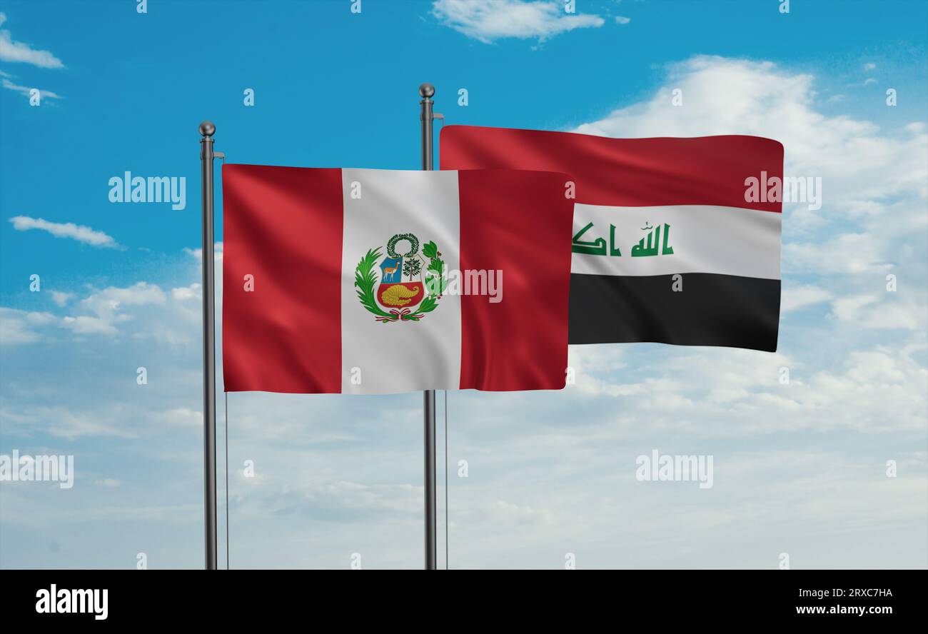 Iraq peru flag hi-res stock photography and images - Alamy