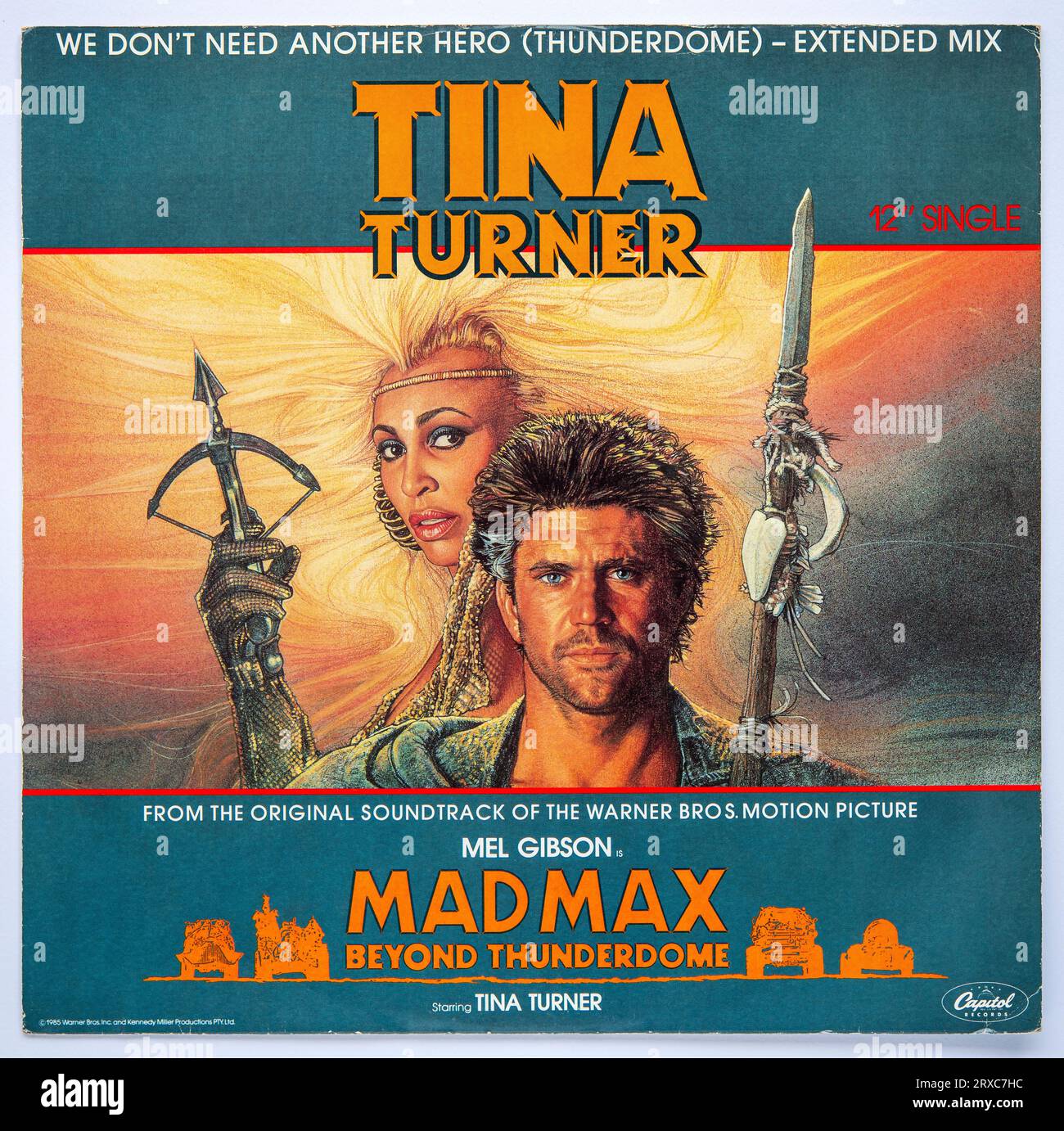 Picture cover of the 12 inch single version of We Don't Need Another ...