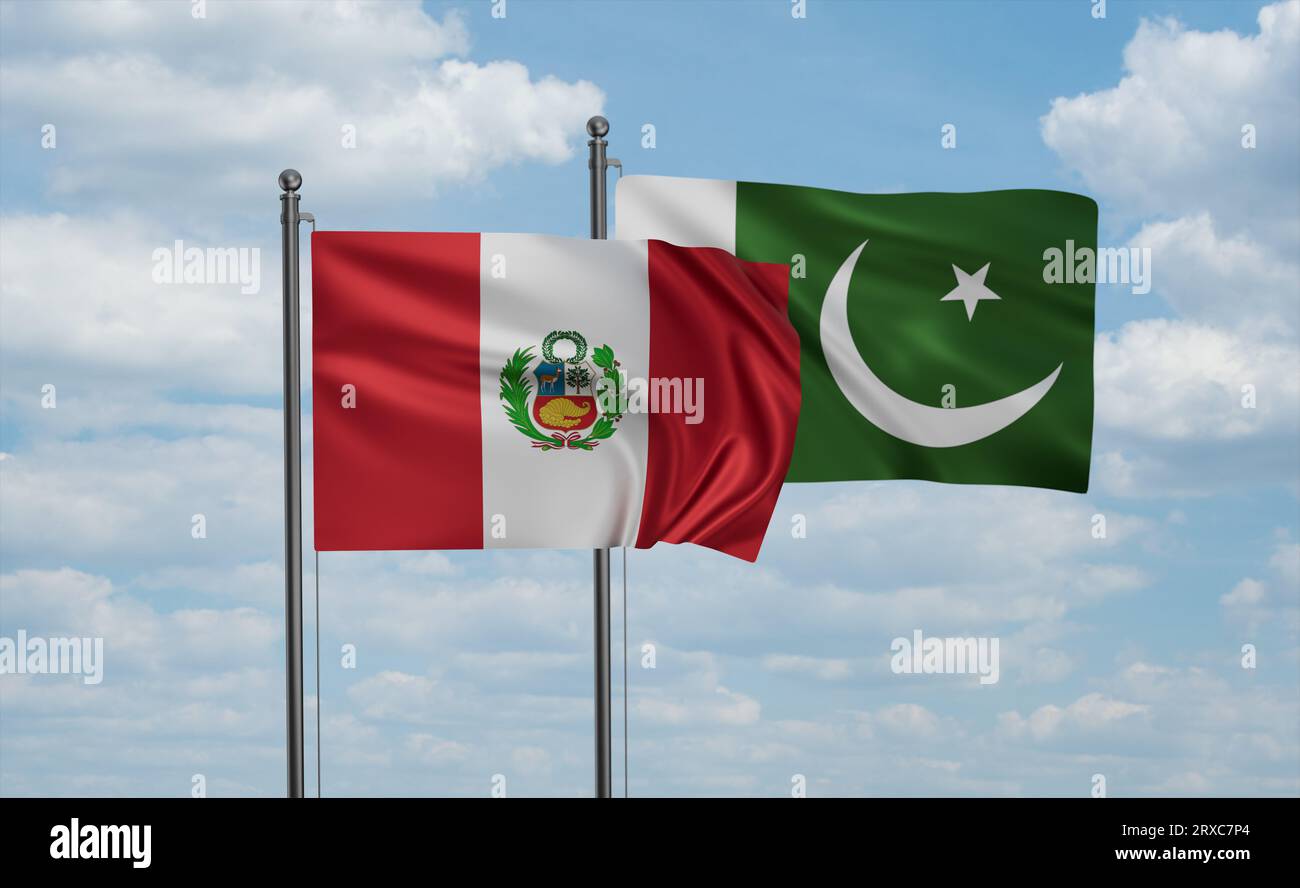 Pakistan peru flag hi-res stock photography and images - Alamy