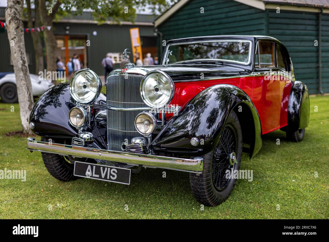 Alvis Bertelli Sports Coupe, on display at the Bicester Flywheel held ...