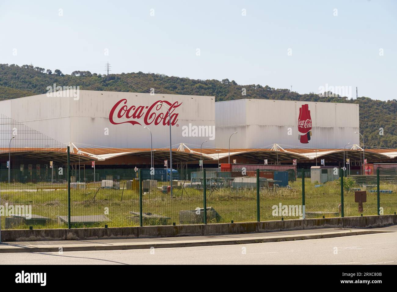 Barcelona, Spain - May 15, 2023: Coca Cola Corporation plant in ...
