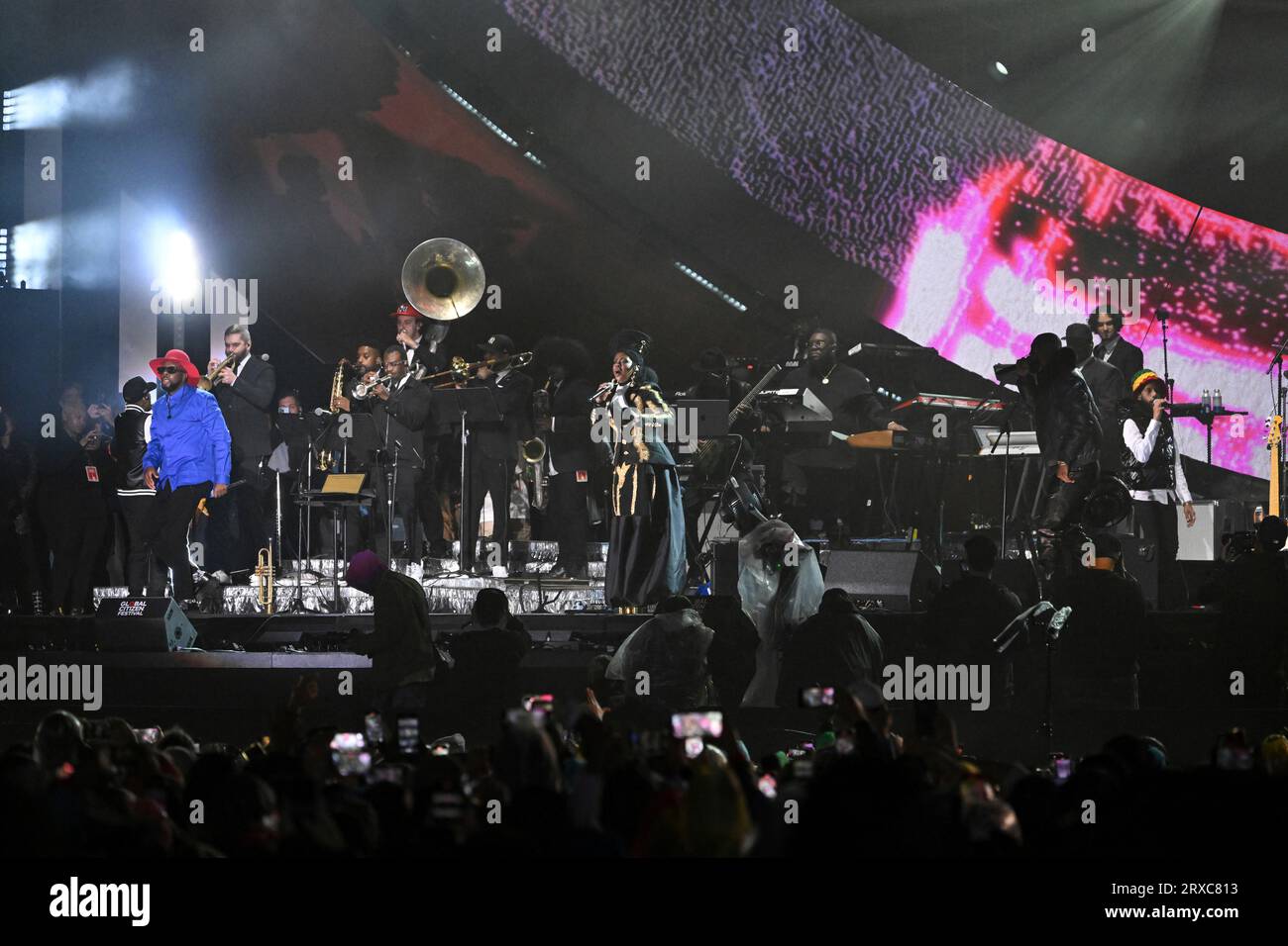 Photo by: NDZ/STAR MAX/IPx 2023 9/23/23 Wyclef Jean, Lauryn Hill and ...