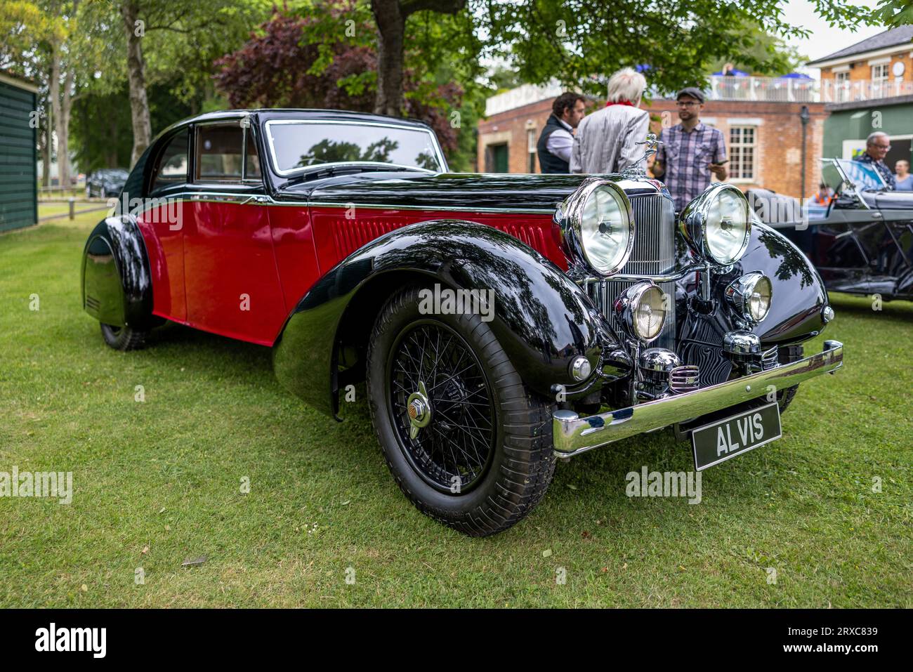 Alvis Bertelli Sports Coupe, on display at the Bicester Flywheel held at the Bicester Heritage ...