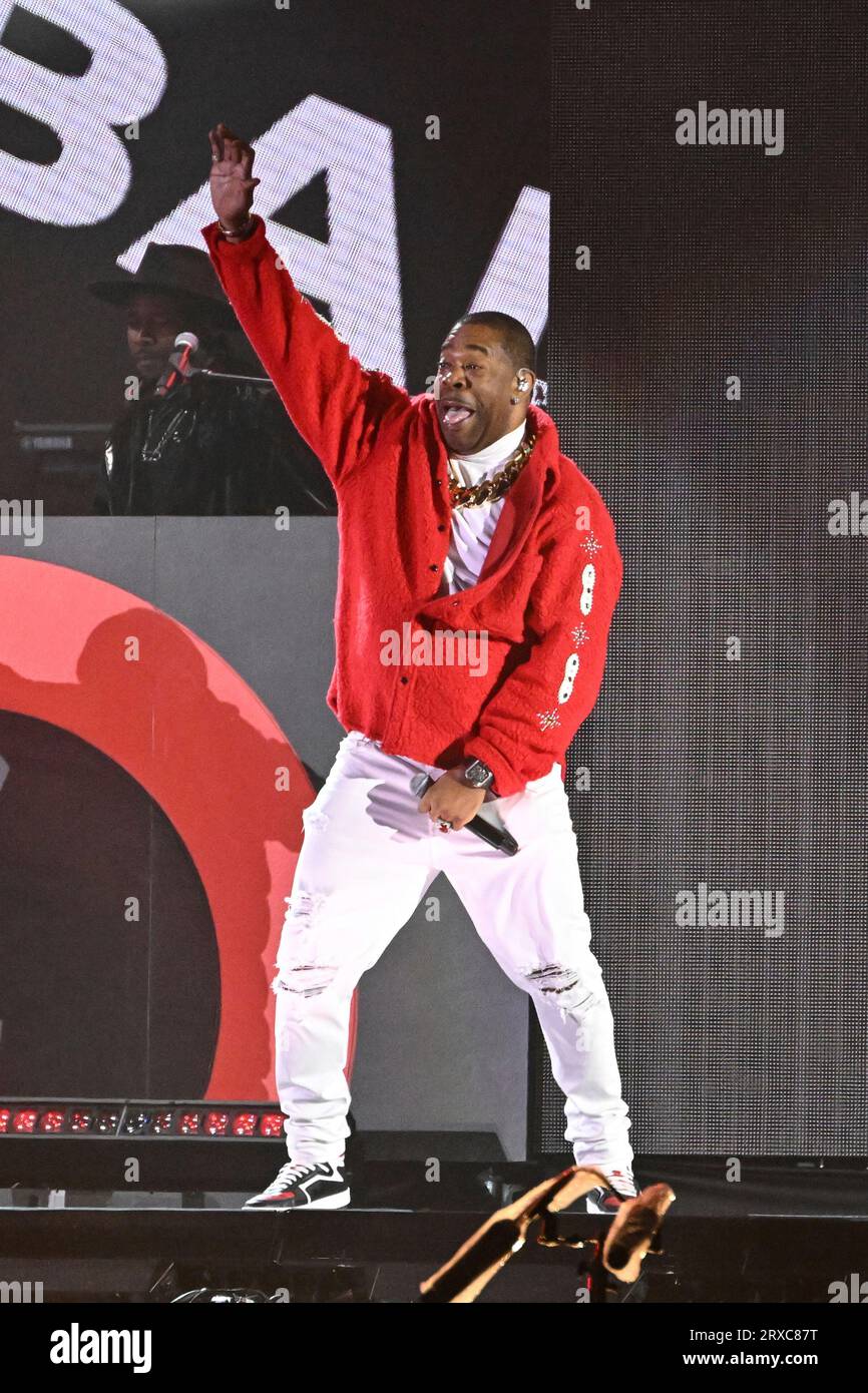 Photo by: NDZ/STAR MAX/IPx 2023 9/23/23 Busta Rhymes at the 2023 Global ...