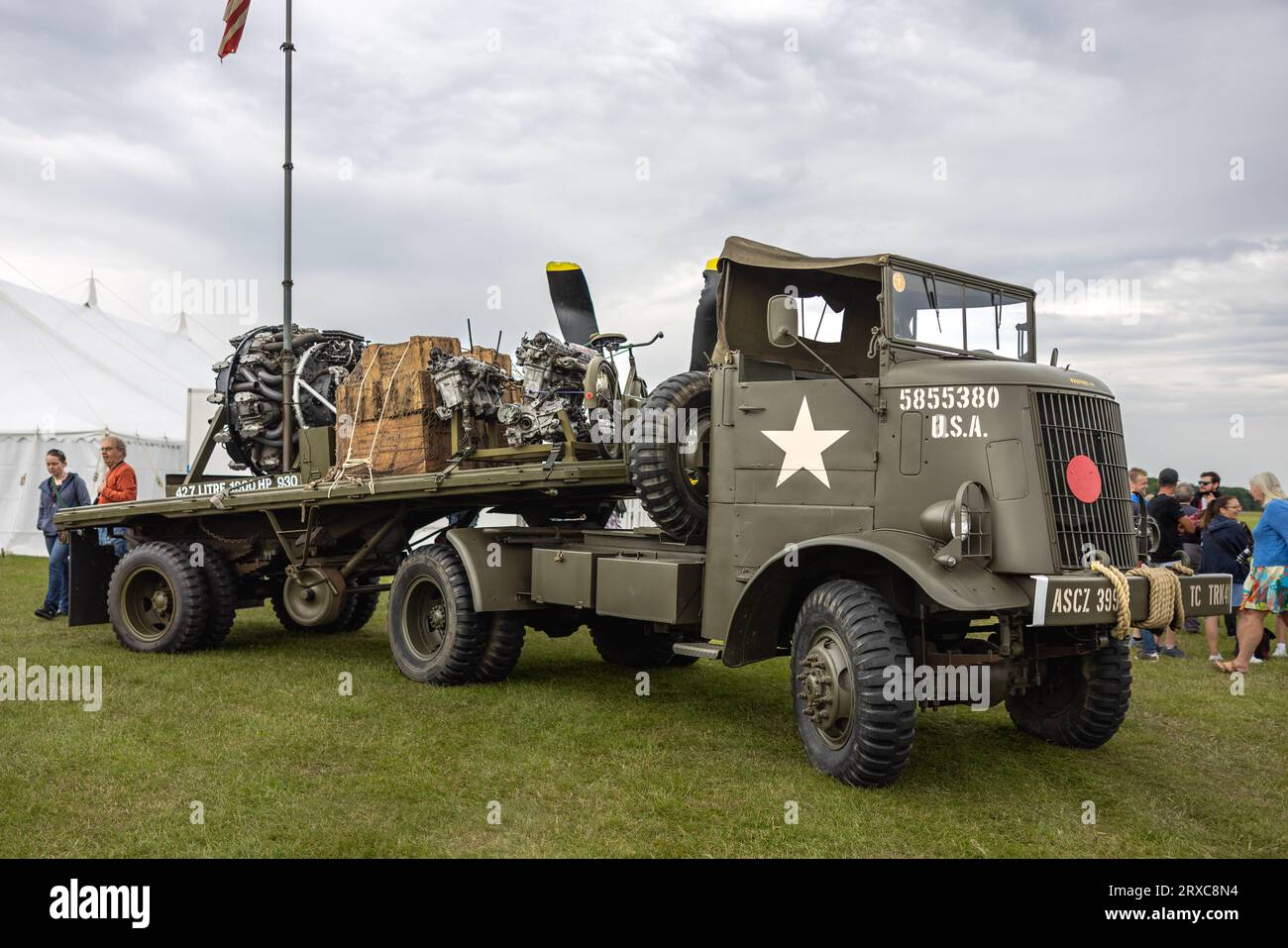 1944 Federal Military Tractor Unit, on display at the Bicester Flywheel ...