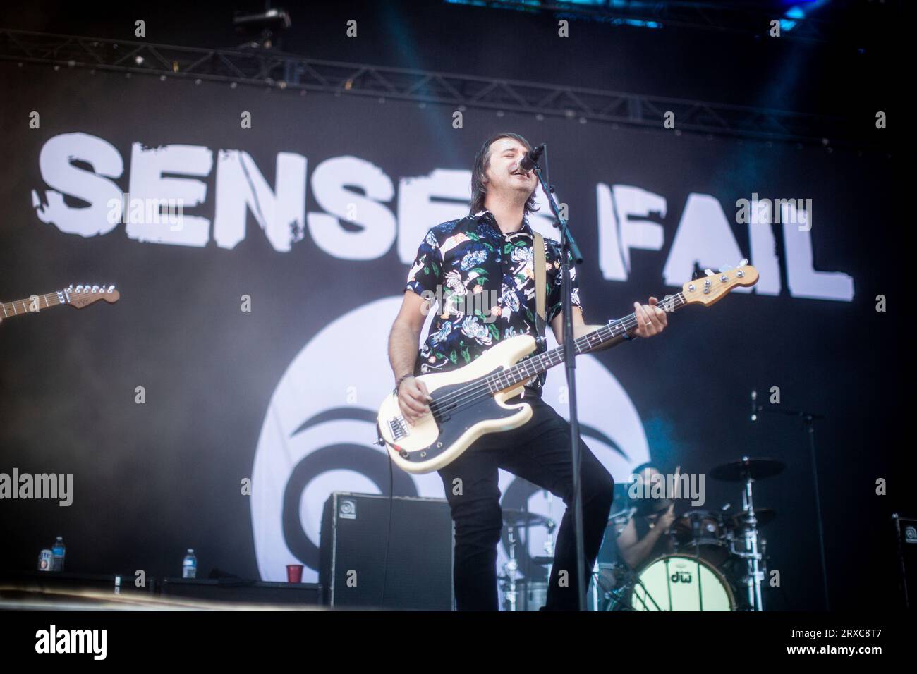 Greg Styliades of Senses Fail performs during Louder Than Life Music ...
