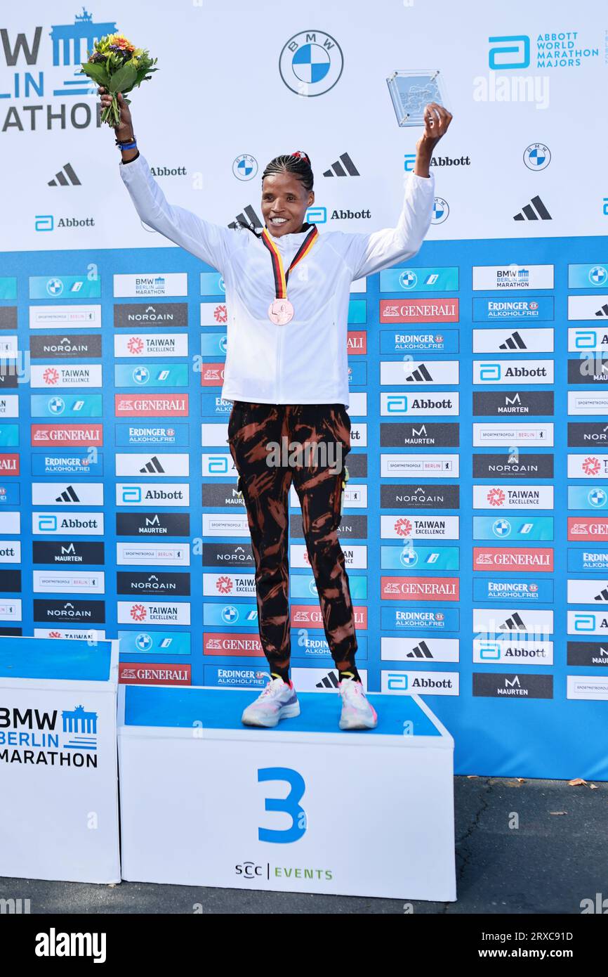 09/24/2023, Berlin, Germany. Magdalena Shauri at the award ceremony ...