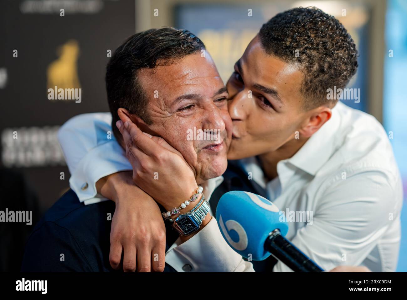 UTRECHT - Actor and rapper Bilal Wahib (R) together with c comedian ...