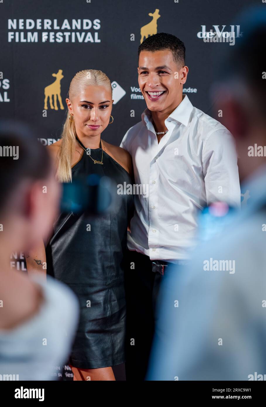 UTRECHT - Actor and rapper Bilal Wahib together with his girlfriend ...