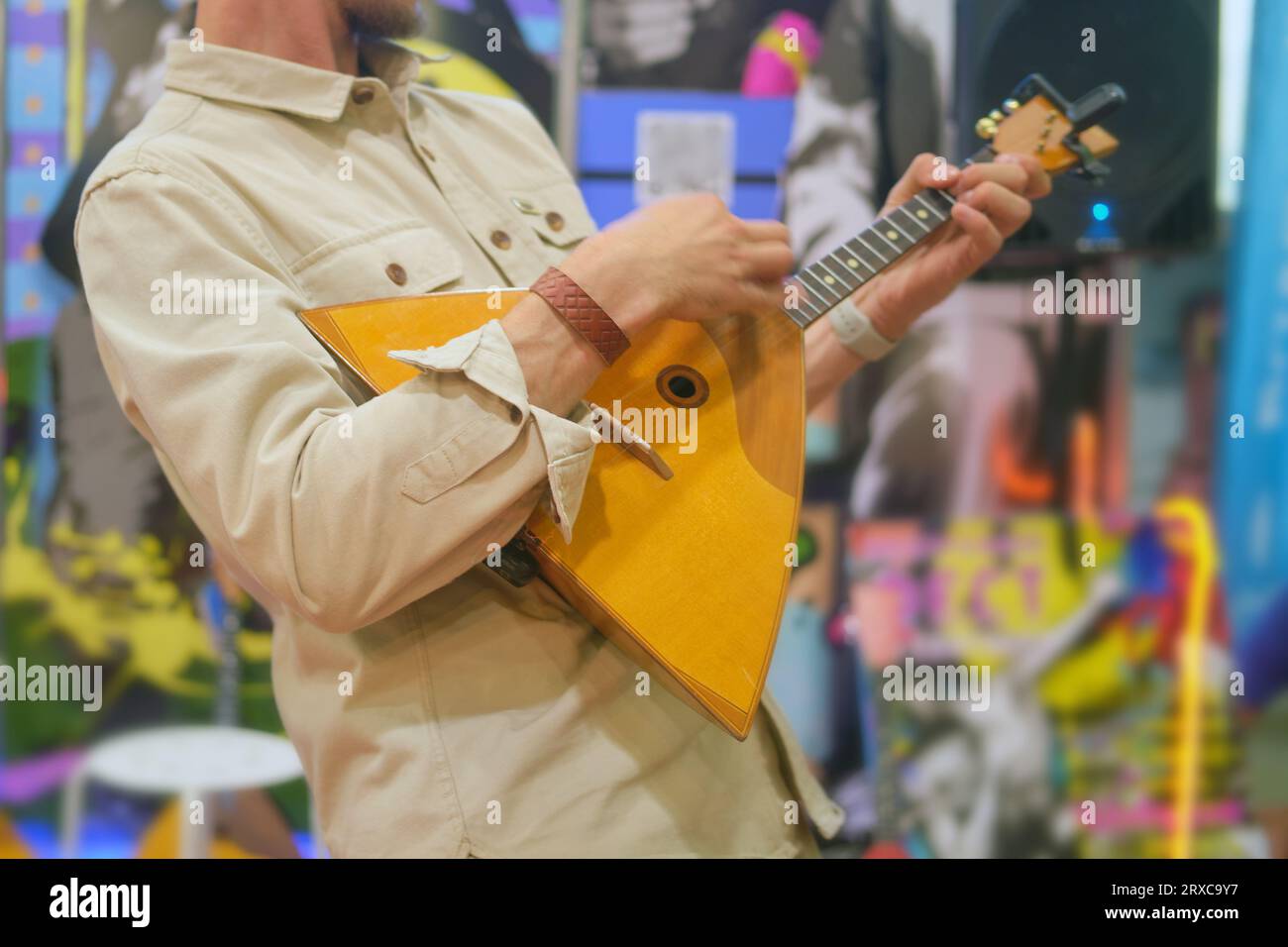 Playing the balalaika hi-res stock photography and images - Alamy