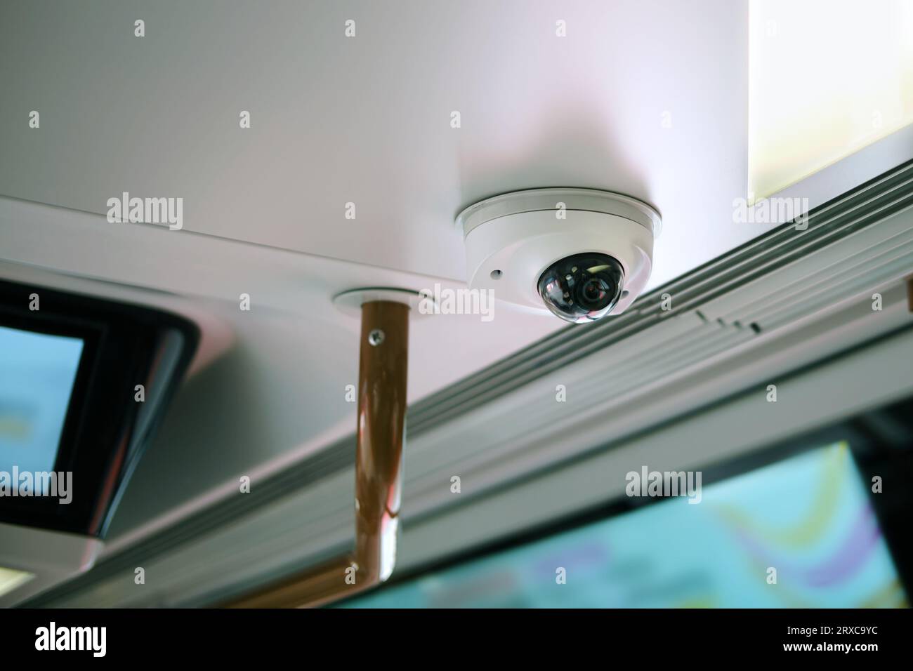 The bus is equipped with a CCTV camera to ensure the safety and ...