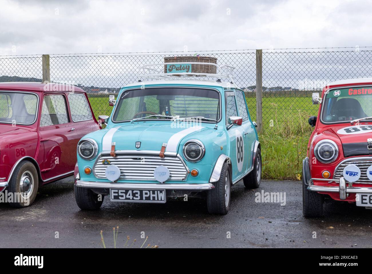 September 2023 - Pale bule Mini known as Patsy at a Classic car meet at ...