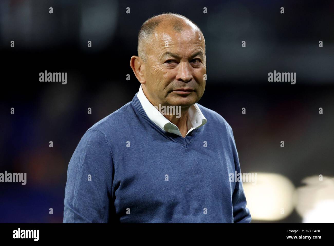 Australia Head Coach, Eddie Jones, looks on ahead of the Rugby World ...