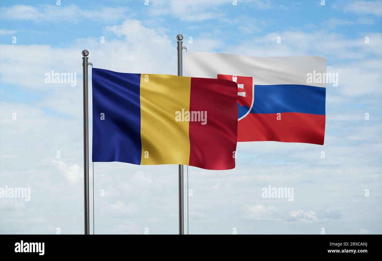 Slovakia romania flag hi-res stock photography and images - Alamy
