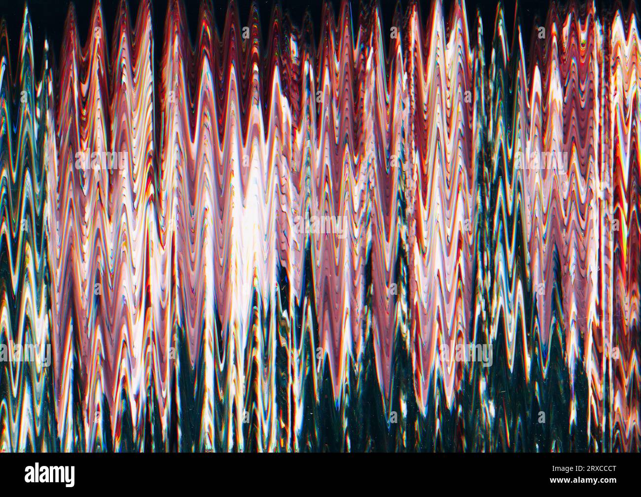 Digital glitch vhs noise signal distortion zigzag Stock Photo - Alamy