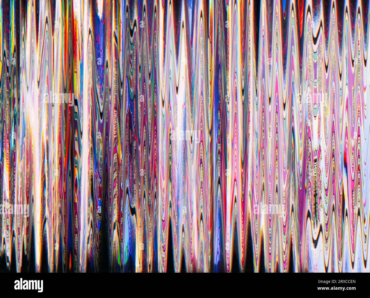 Vhs noise signal distortion old film effect glitch Stock Photo - Alamy