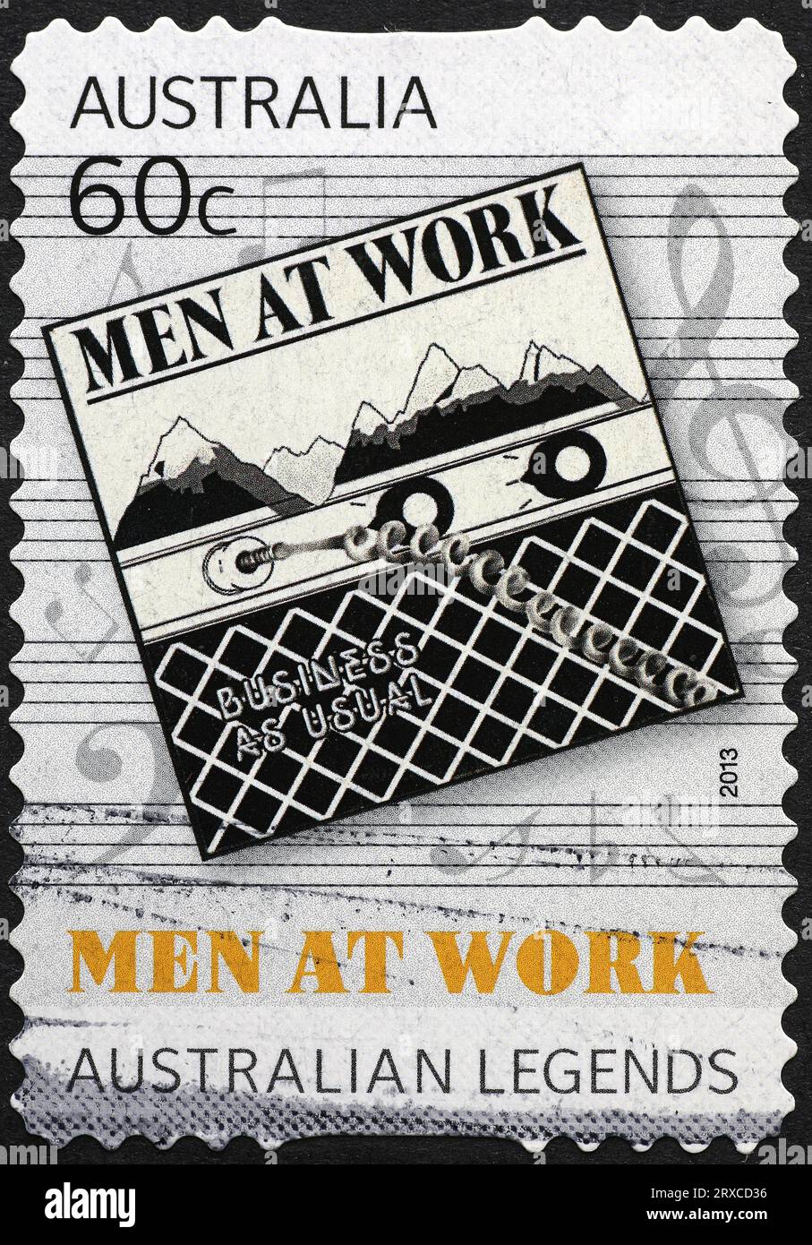 Men at work band australia hi-res stock photography and images - Alamy