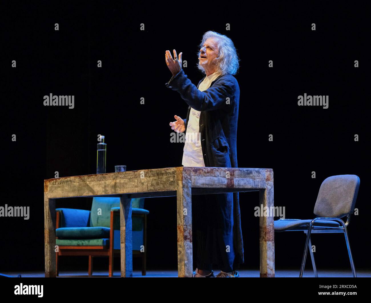 Teatro Romano, Verona, Italy, September 22, 2023, Alessandro Bergonzoni ...