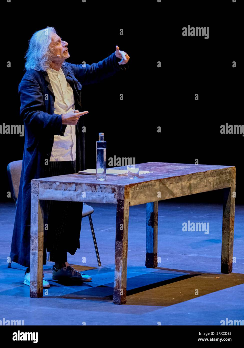 Teatro Romano, Verona, Italy, September 22, 2023, Alessandro Bergonzoni ...