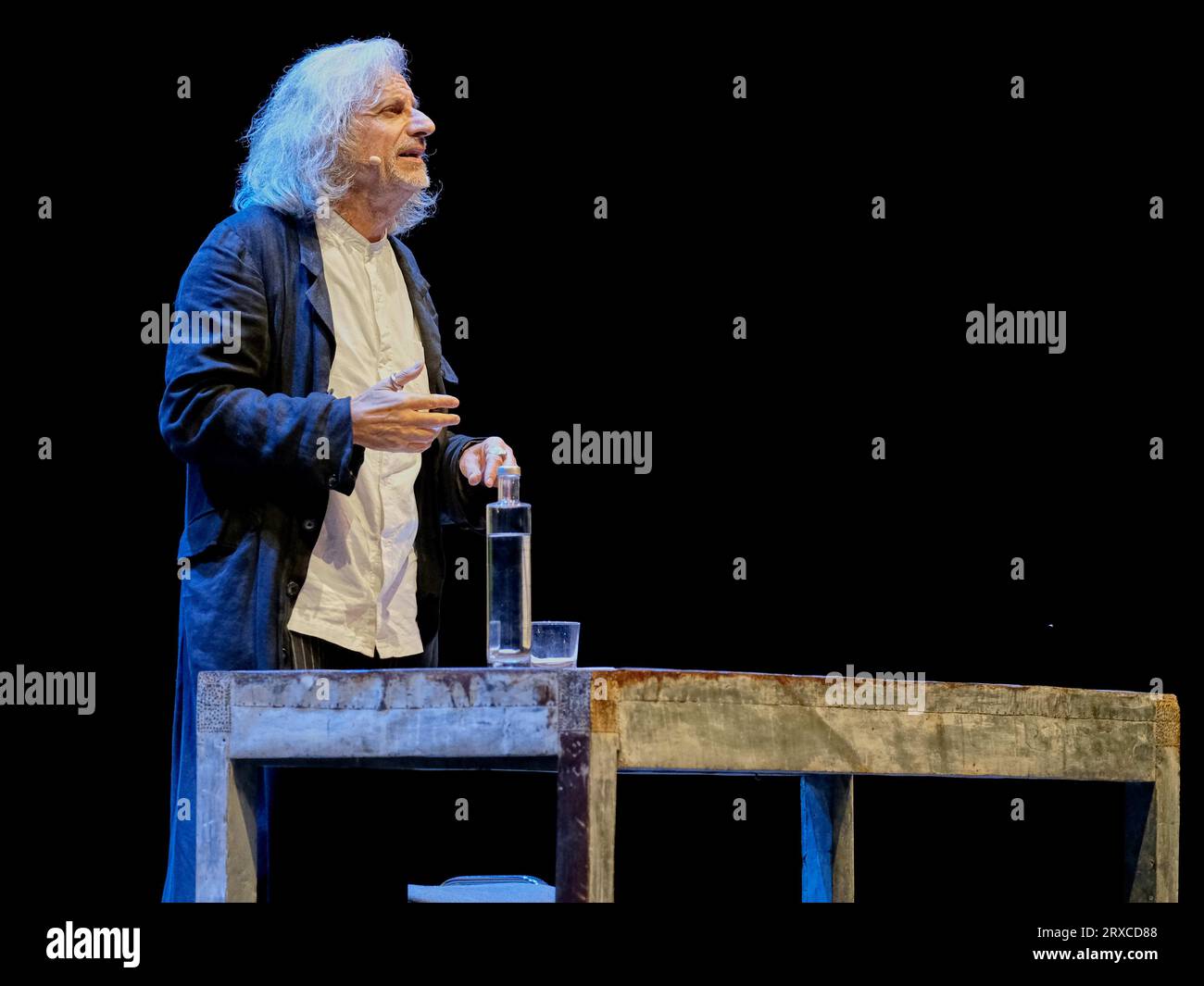 Teatro Romano, Verona, Italy, September 22, 2023, Alessandro Bergonzoni ...