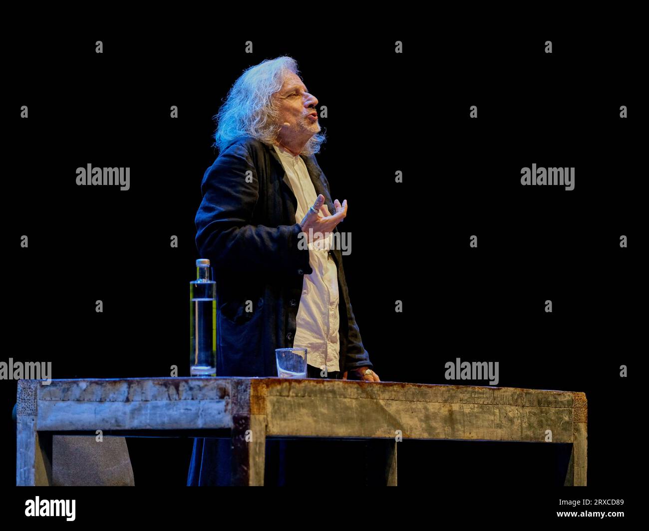 Teatro Romano, Verona, Italy, September 22, 2023, Alessandro Bergonzoni ...