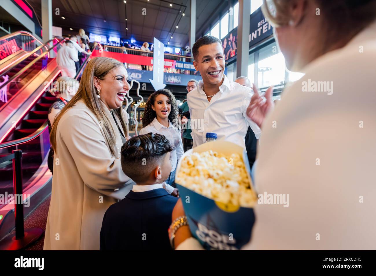 UTRECHT - Actor and rapper Bilal Wahib prior to the premiere of the ...