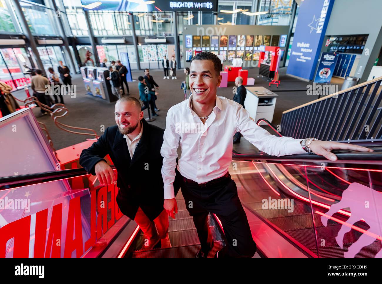 UTRECHT - Actor and rapper Bilal Wahib (R) and Fraasie prior to the ...